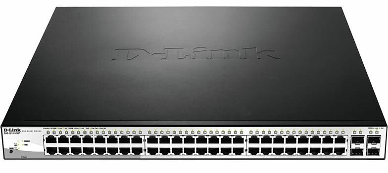 Коммутатор D-Link DGS-1210-52/F3A черный