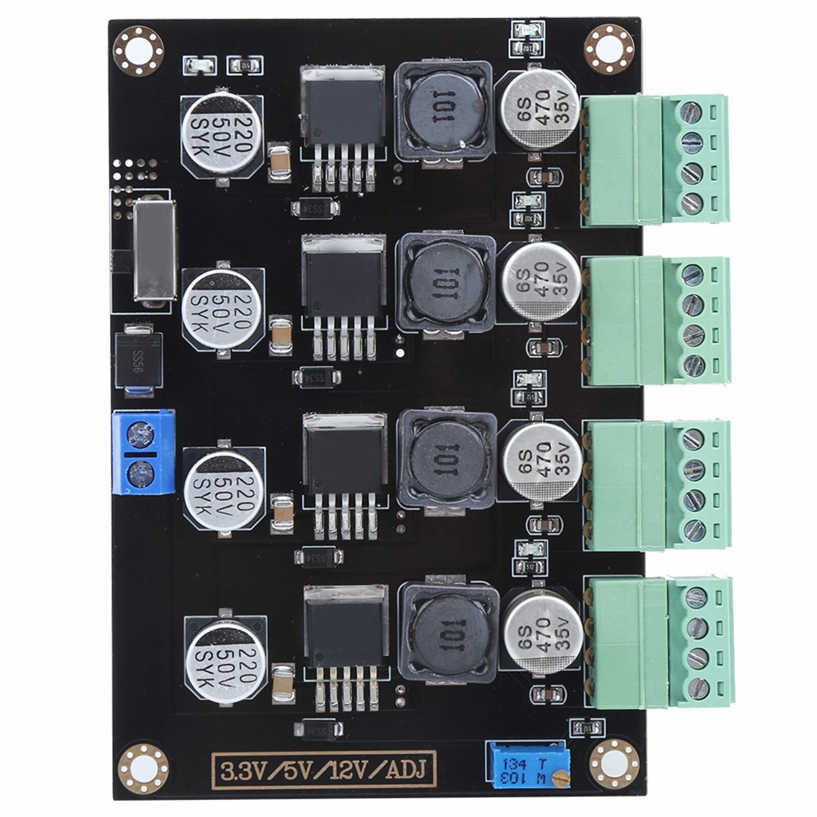 Модуль импульсного источника питания Регулируемый многоканальный электронный компонент 5 В 40 В