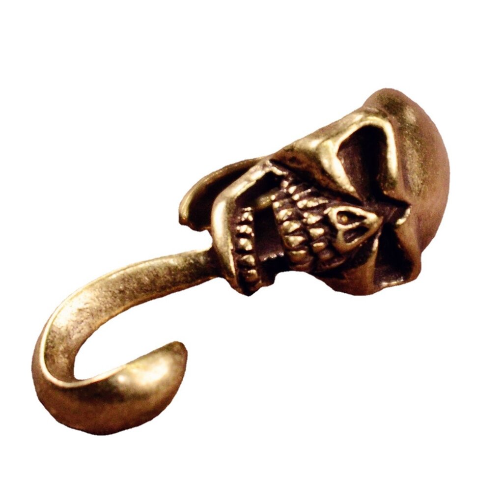 Ретро крюк с резным черепом S-образная металлическая декоративная вешалка для одежды сумок швейных проектов фурнитуры