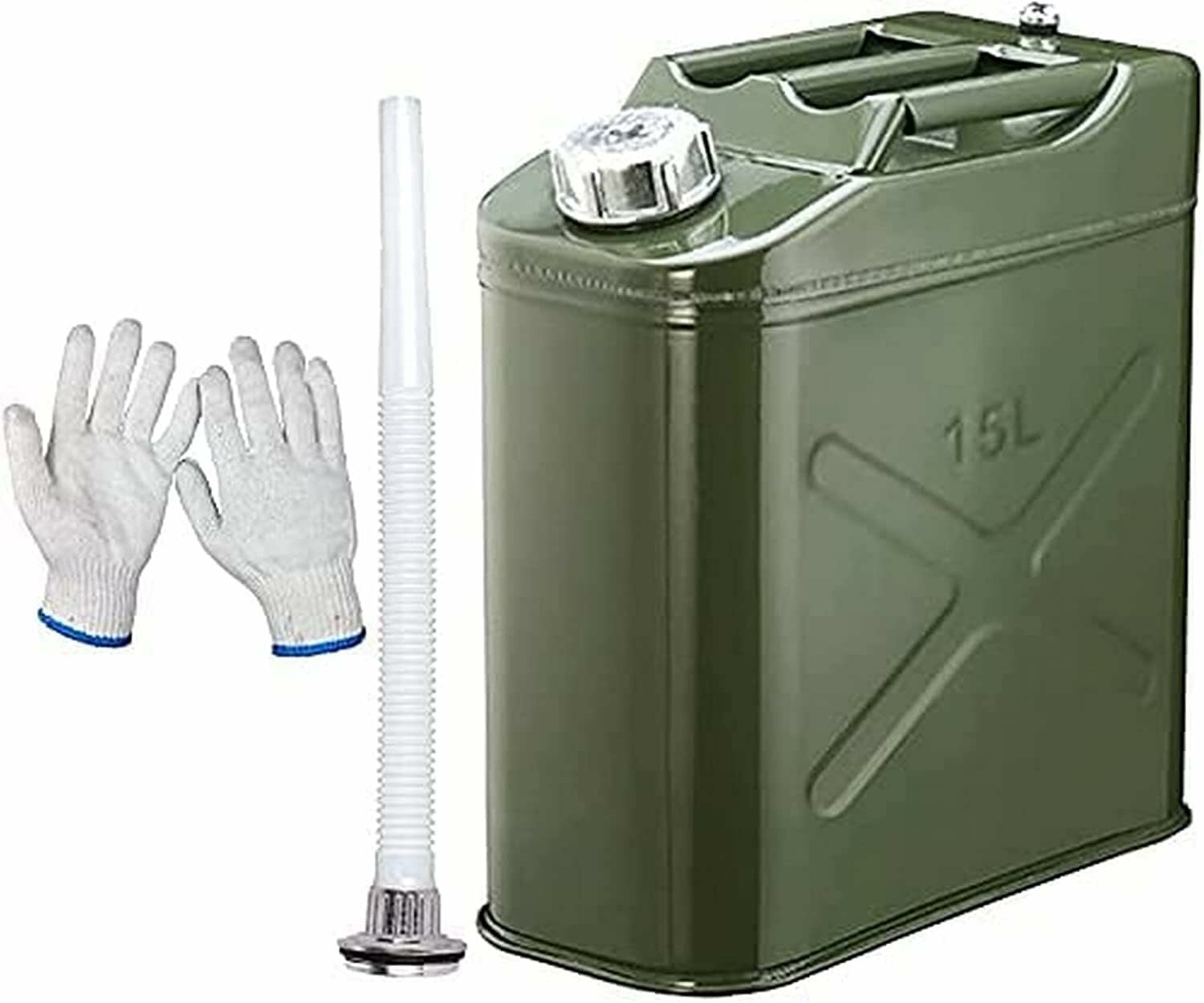 Канистра для топлива переносная, 15 л, с маслопроводом