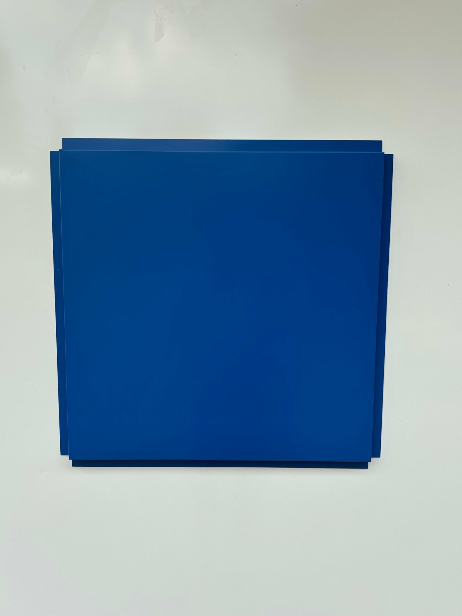 Фасадная кассета открытого типа "RAL 5005", полиэстер, металл 0,7, 280х280х19 мм в упаковке 5шт.