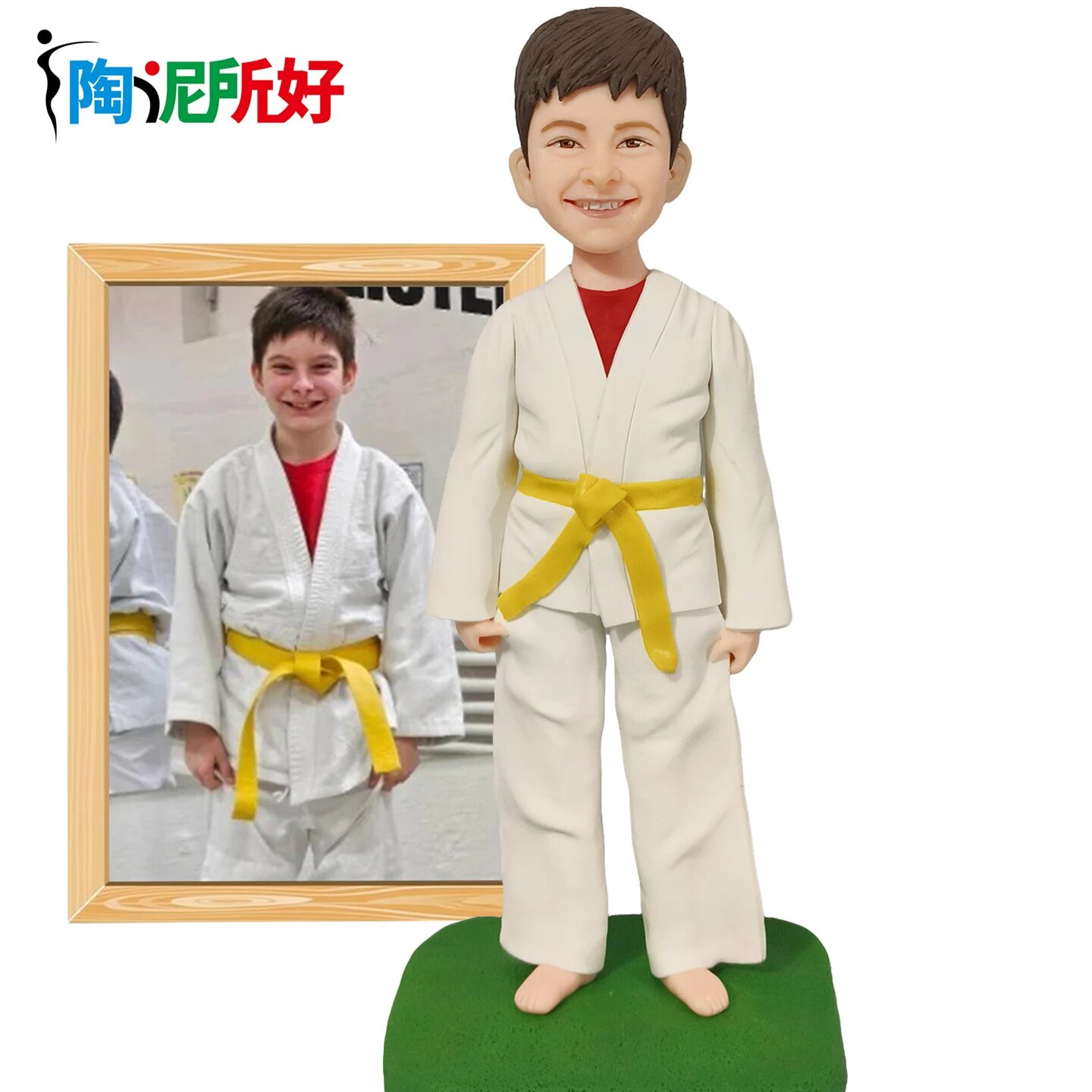 Персонализированная глиняная кукла 18CM(7inch), 1person Bobblehead