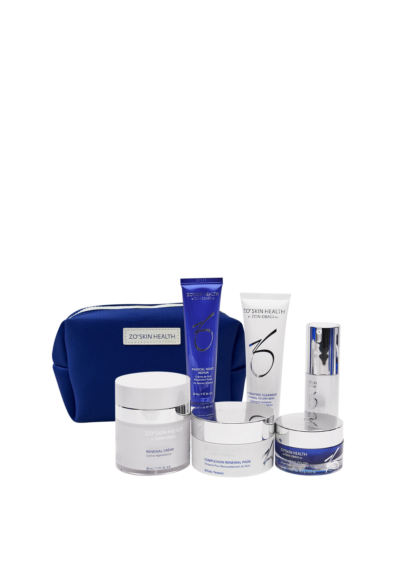Подарочный набор ZO Skin Health «промо» с косметичкой, антивозрастной уход фаза 3, 6 позиций