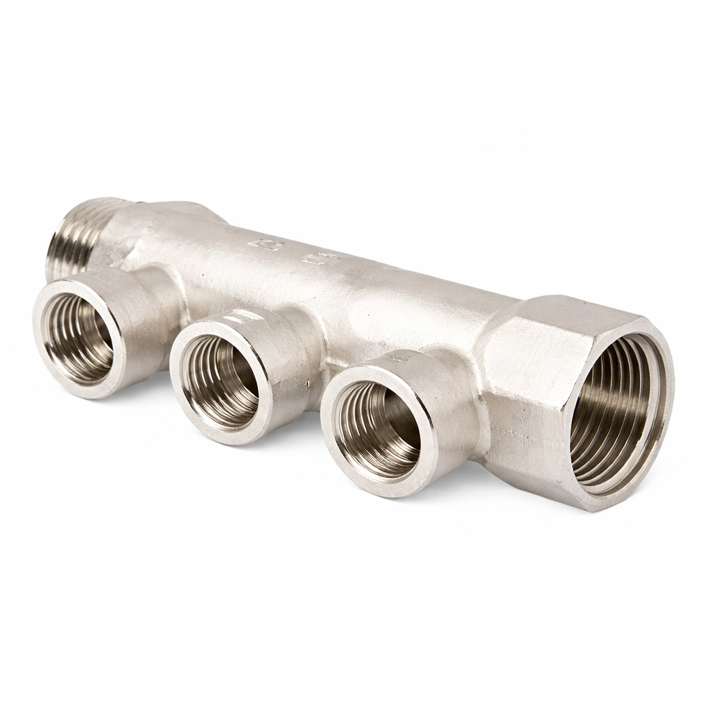 Коллектор 1 г/ш х 3 выхода 1/2 (г) VTM VTc.550. N.0603 Valtec