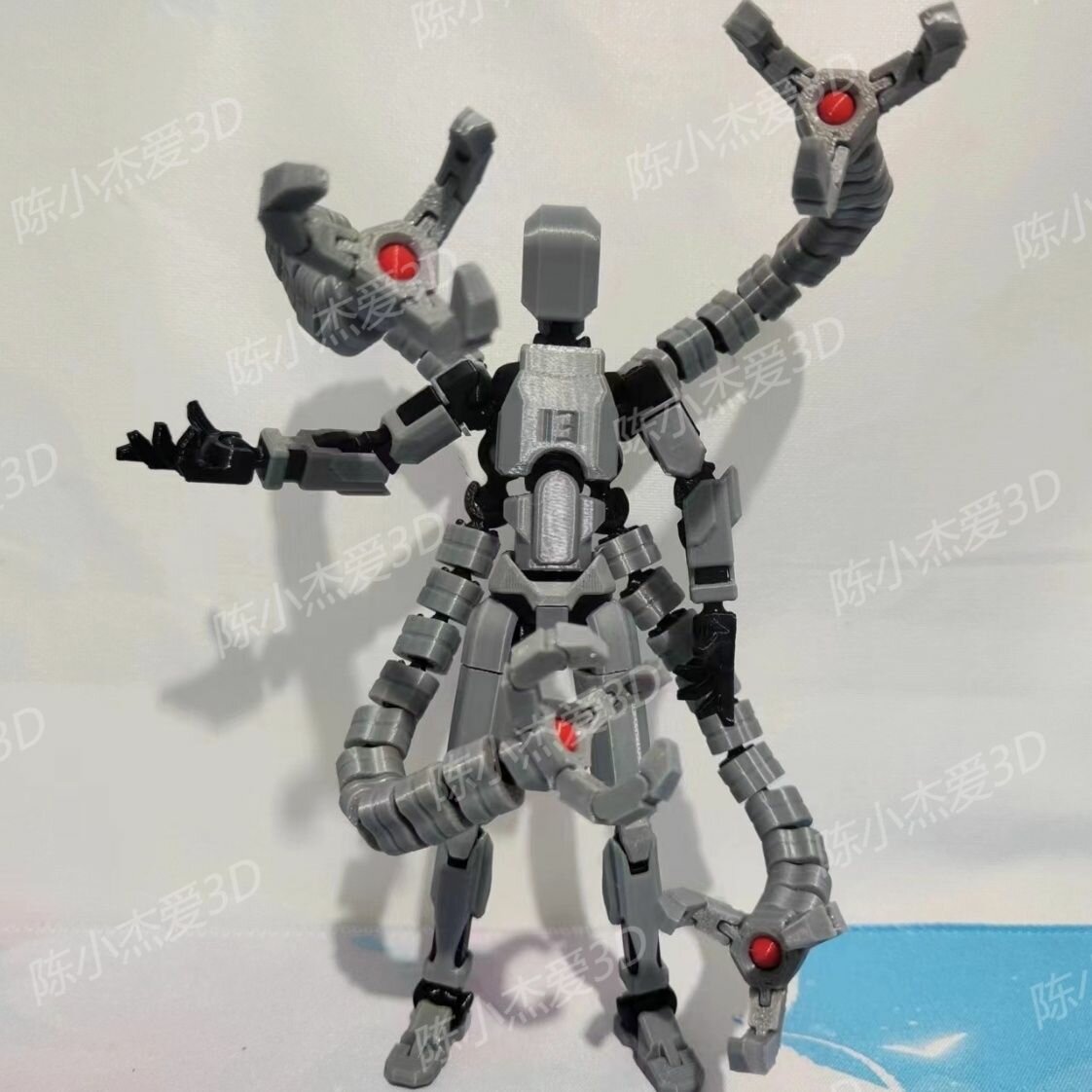 Фигурка, напечатанная на 3D-принтере, сборная модель отечественного производства, фигурка высотой 17 см, абсолютно новый оригинальный усовершенствованный готовый продукт, игрушка, напечатанная на 3D-принтере.