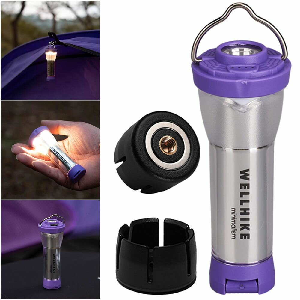 Лампа-маяк для кемпинга LED с магнитным основанием, 250 лм, 2800 3200 К, IPX4, USB-зарядка