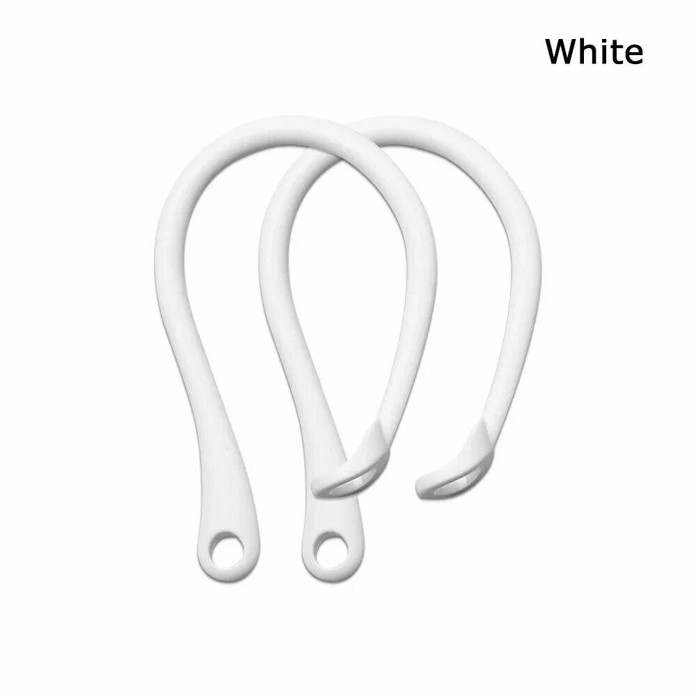 Силиконовые держатели для AirPods, 1/3 пары White-09