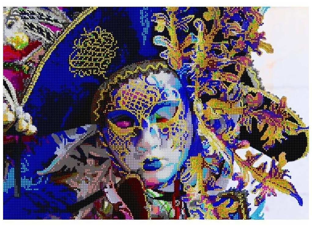 Принт для вышивки бисером Вышиваем бисером "№ 65", 29x41 см