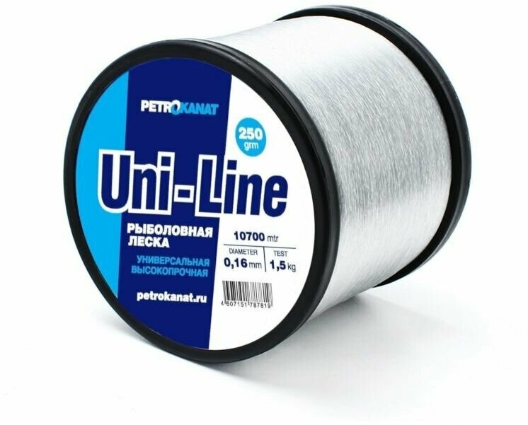 Универсальная леска UNILINE 0.25мм, 250 г. (4350 м)