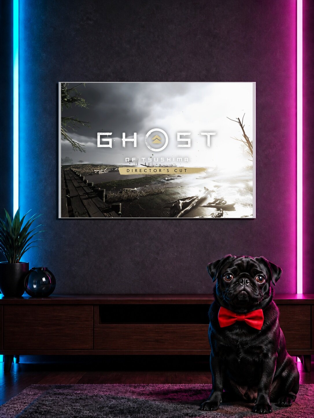 Плакат Ghost of Tsushima Мир — фантазийная игровая атмосф A3