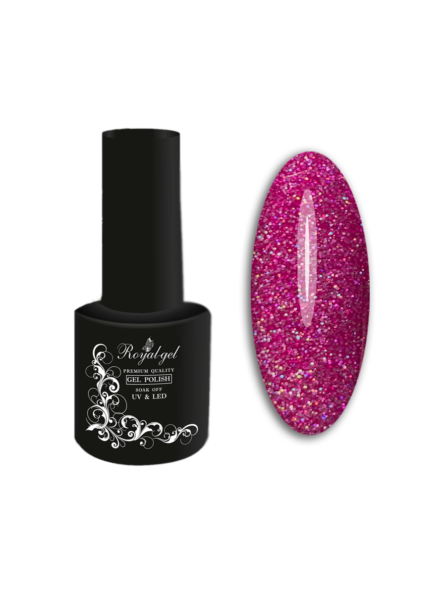 Гель лак Royal-gel "Звездная россыпь" 10 мл. ZR28
