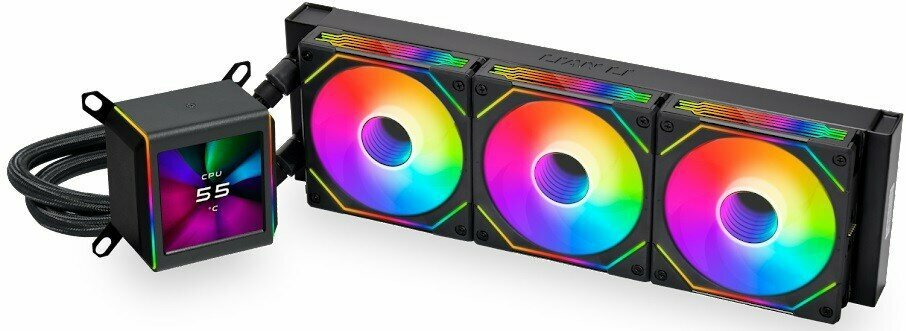 Система жидкостного охлаждения Lian Li GA II LCD SL-Infinity 360 Black (G89. GA2ALCD36INB.(00/R0))
