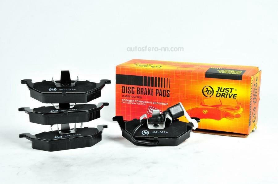 JUST DRIVE JBP0294 Колодки тормозные, передние GDB1658 с датчиком