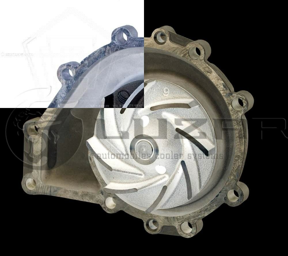 Насос водяной для а/м газон next, маз, урал, паз дв. ямз 534, 536 luzar (lwp 1256) (536-1307010-21)