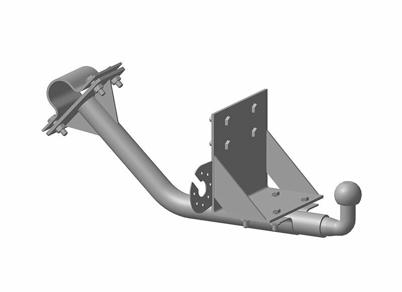 Фаркоп на ГАЗ 3302, NEXT (без электрики, паспорт/сертификат в комплекте) Автос. GAZ-05