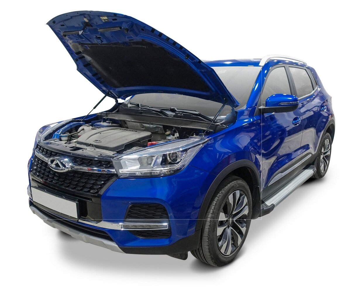 Газовые упоры капота АвтоУпор для Chery Tiggo 4 I поколение рестайлинг 2019-н. в, 2 шт, UCRTI4011