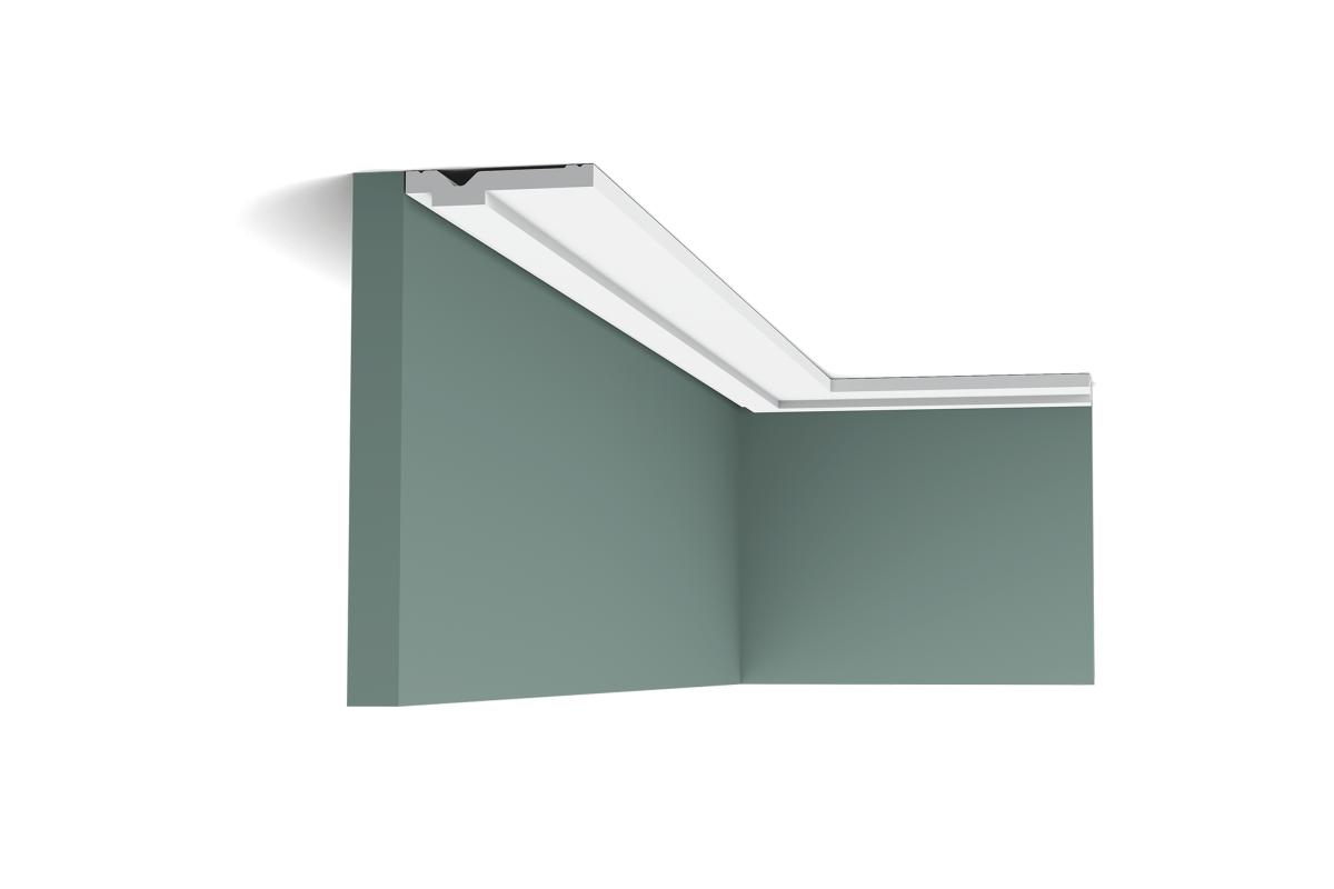 Карниз потолочный 70x13 мм плинтус под покраску Перфект CX161-2 метра дюрополимер