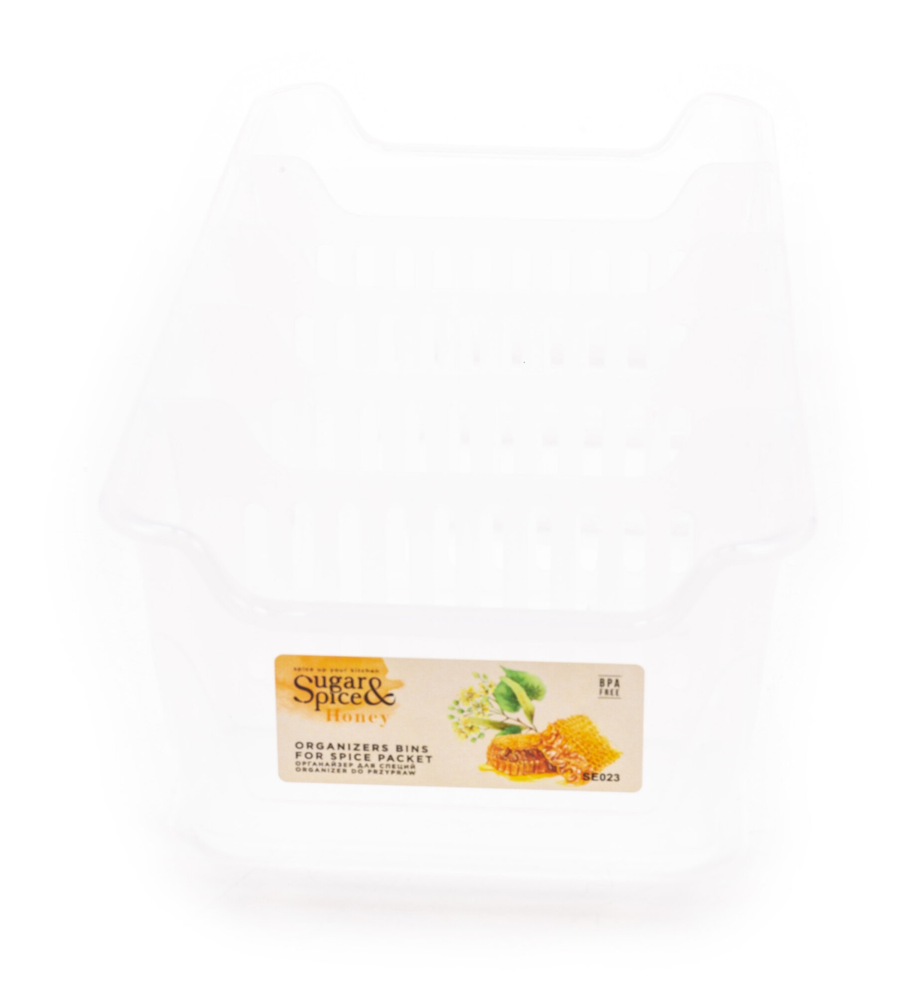 Органайзер для мелочей и косметики Sugar&Spice / Шугар и Спис Honey для специй, из полипропилена, 280х143х78мм / товары для дома