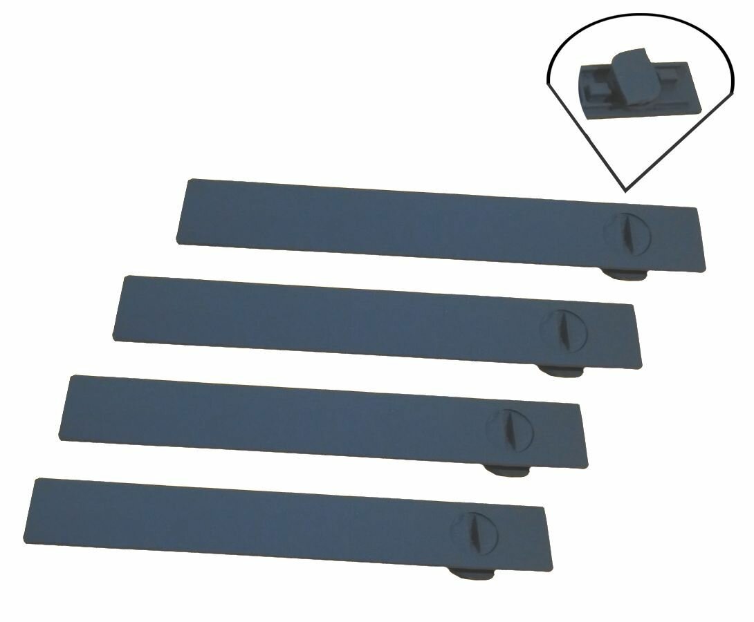 4 шт. Заглушки рейлинга крыши для автомобиля Ford Focus 2, грунтованная, 1339647, грунтованные