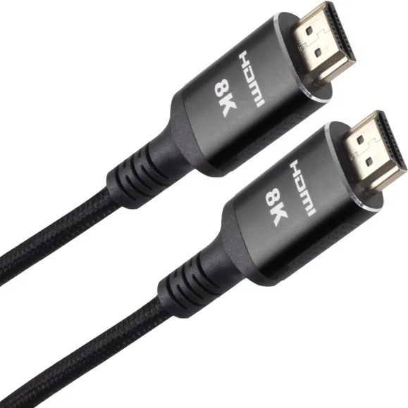 Кабель iOpen HDMI 19M/M, ver. 2.1 8KX60Hz (Econom) оплетка 3m