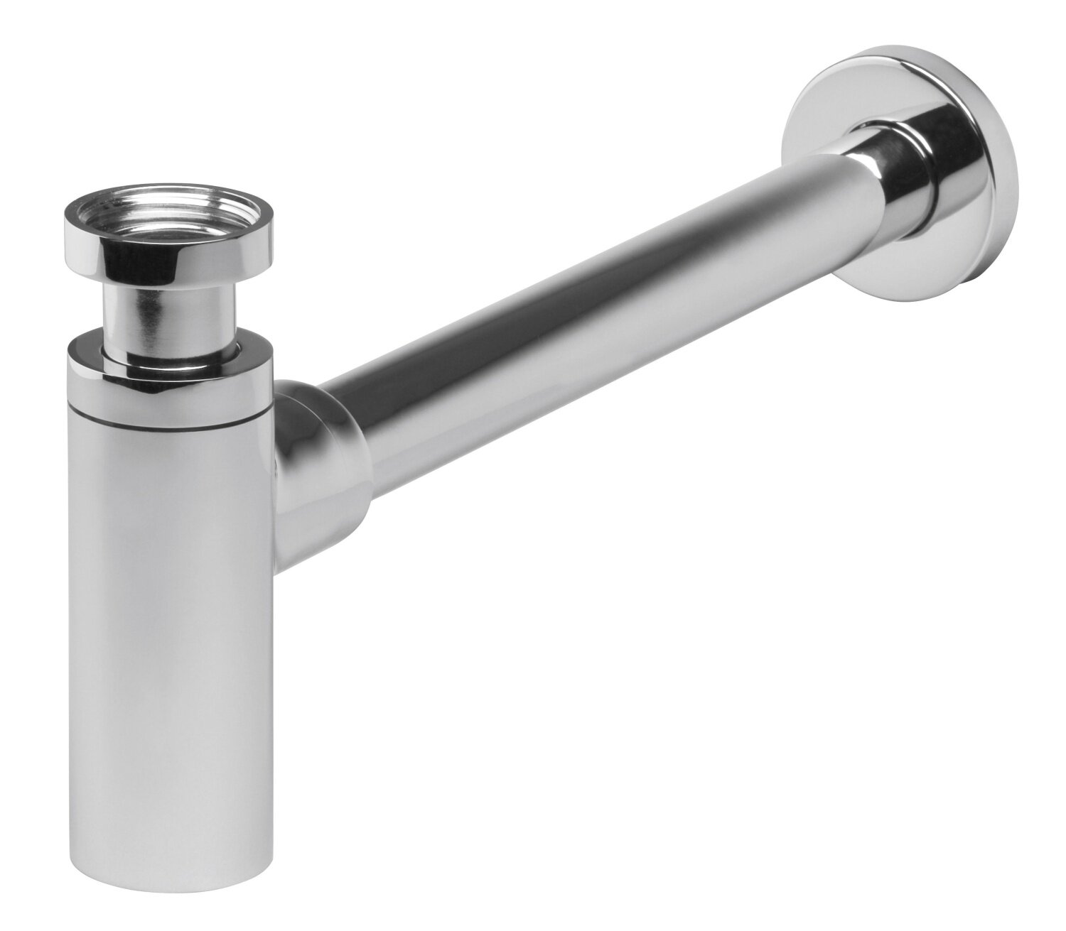 Сифон FERRO S282, для раковины, хром, латунь, регулируемый, 320мм