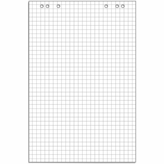 Бумага для флипчартов Attache клетка 67,5х98см 50л 80г белизна 92