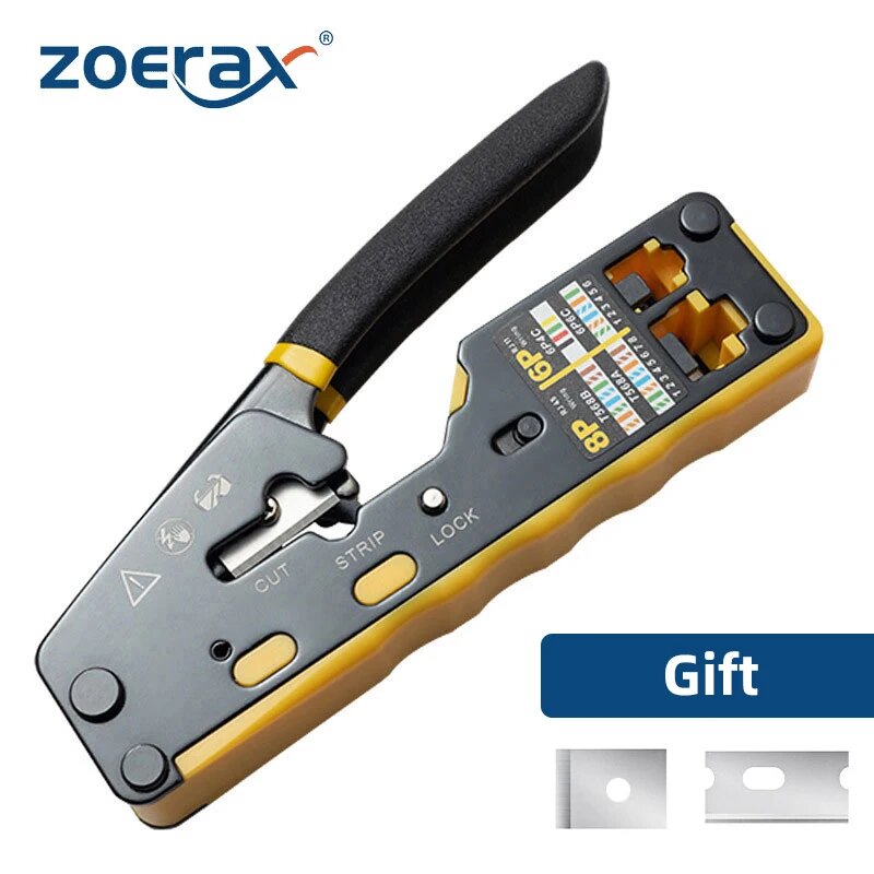 Обжимной инструмент ZoeRax для кабелей Ethernet