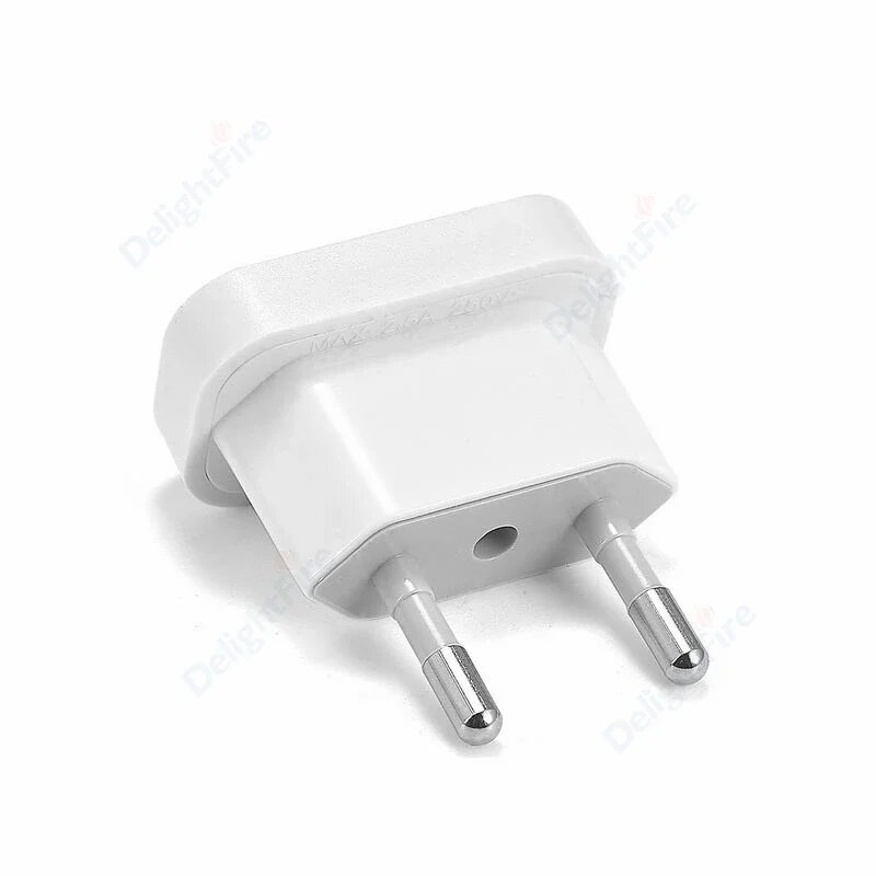 Адаптер EU DelightFire, белый, 1 выход, 4.0mm