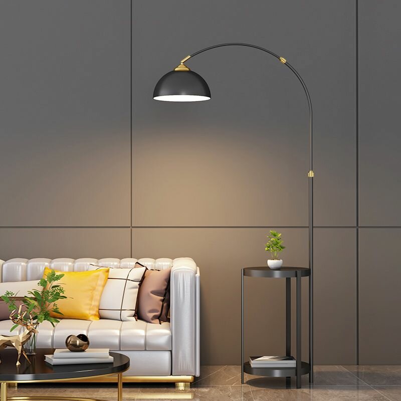 Торшер напольный со столиком, три цвета света можно регулировать