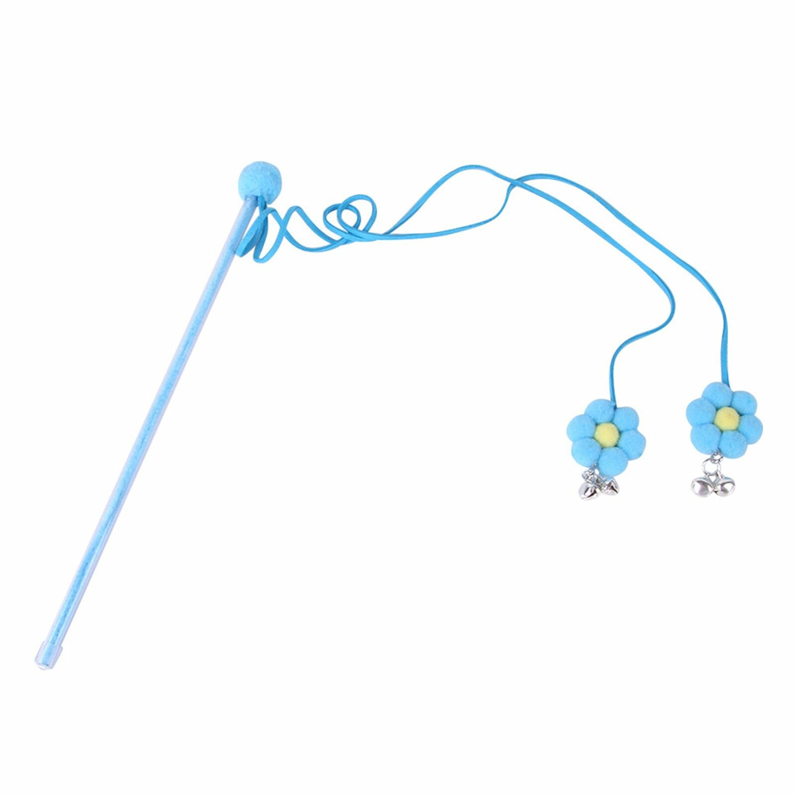 Колокольчик для волос "Забавная кошачья палочка"-синий