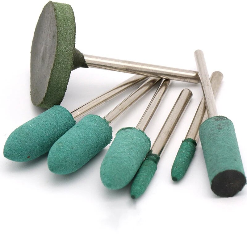 3/5 шт. резиновая Шлифовальная головка 2,35 мм/3 мм хвостовик 2.35mm shank x 10mm, 3pcs, Bullet