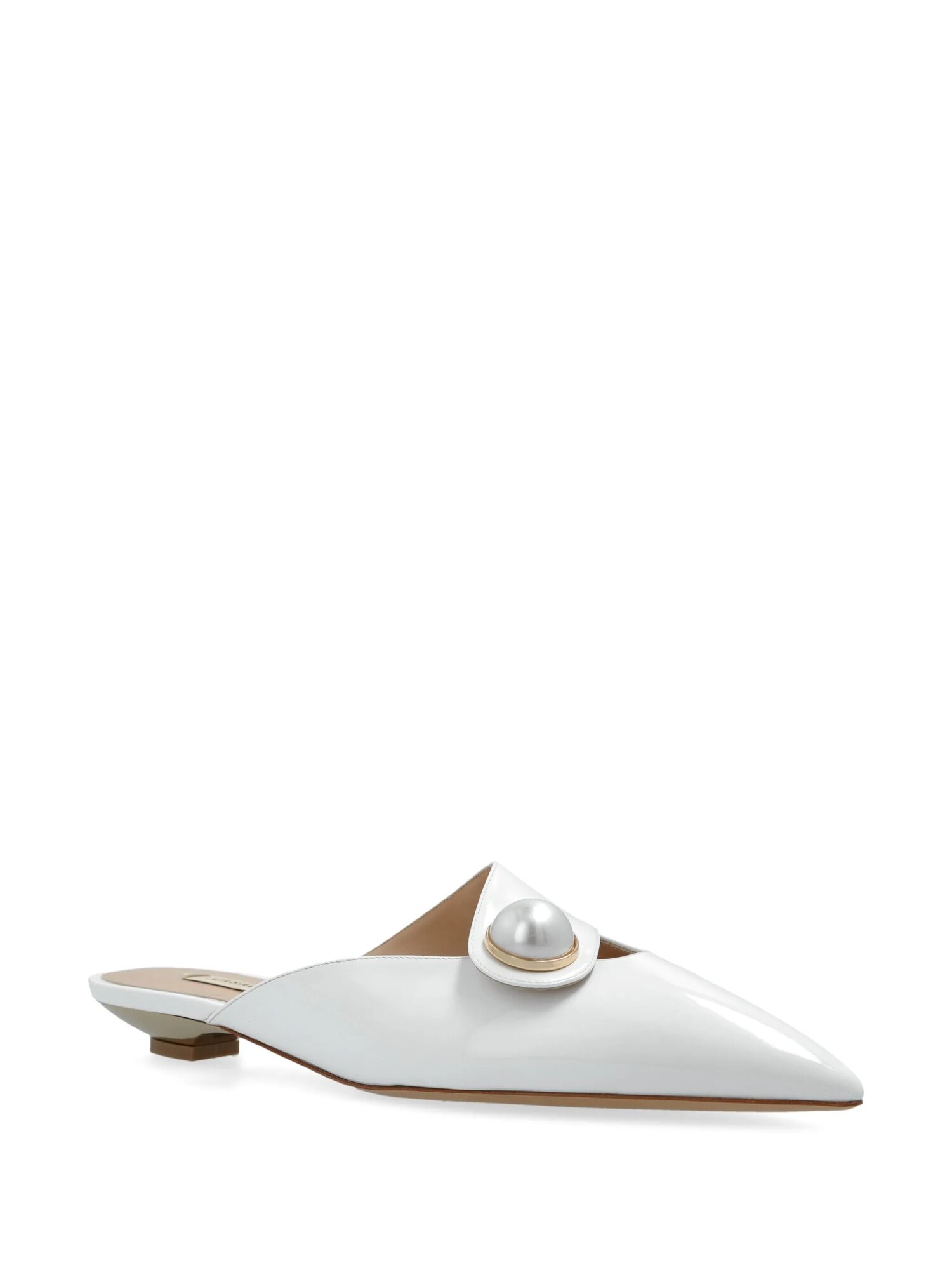 Мюли Casadei Blade, размер 39, white — фото 1