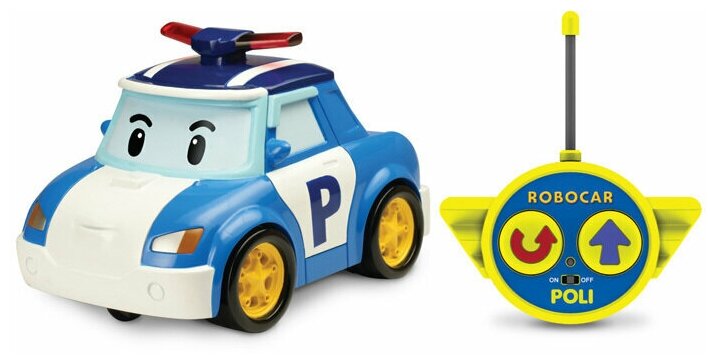 Машинка POLI Robocar , Поли на радиоуправлении 15 см. (Робокар Поли) .