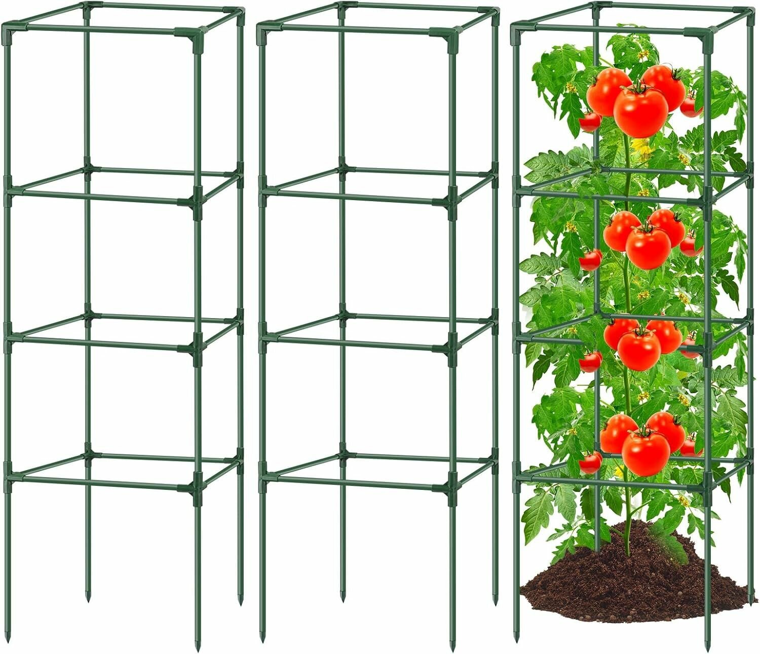 3 упаковки томатных клеток для сада