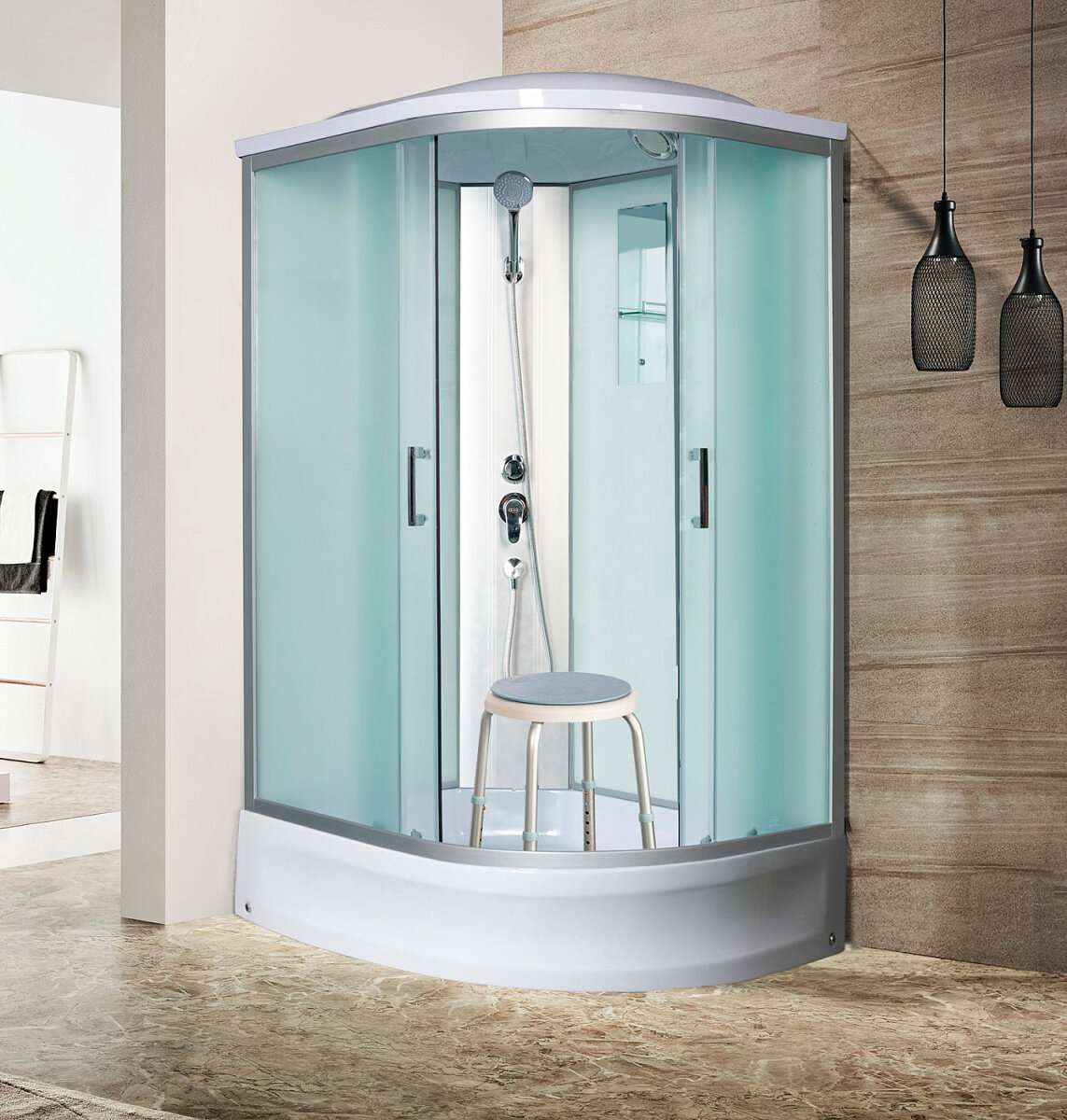 Душевая кабина RIVER DESNA 24 120х90 левая