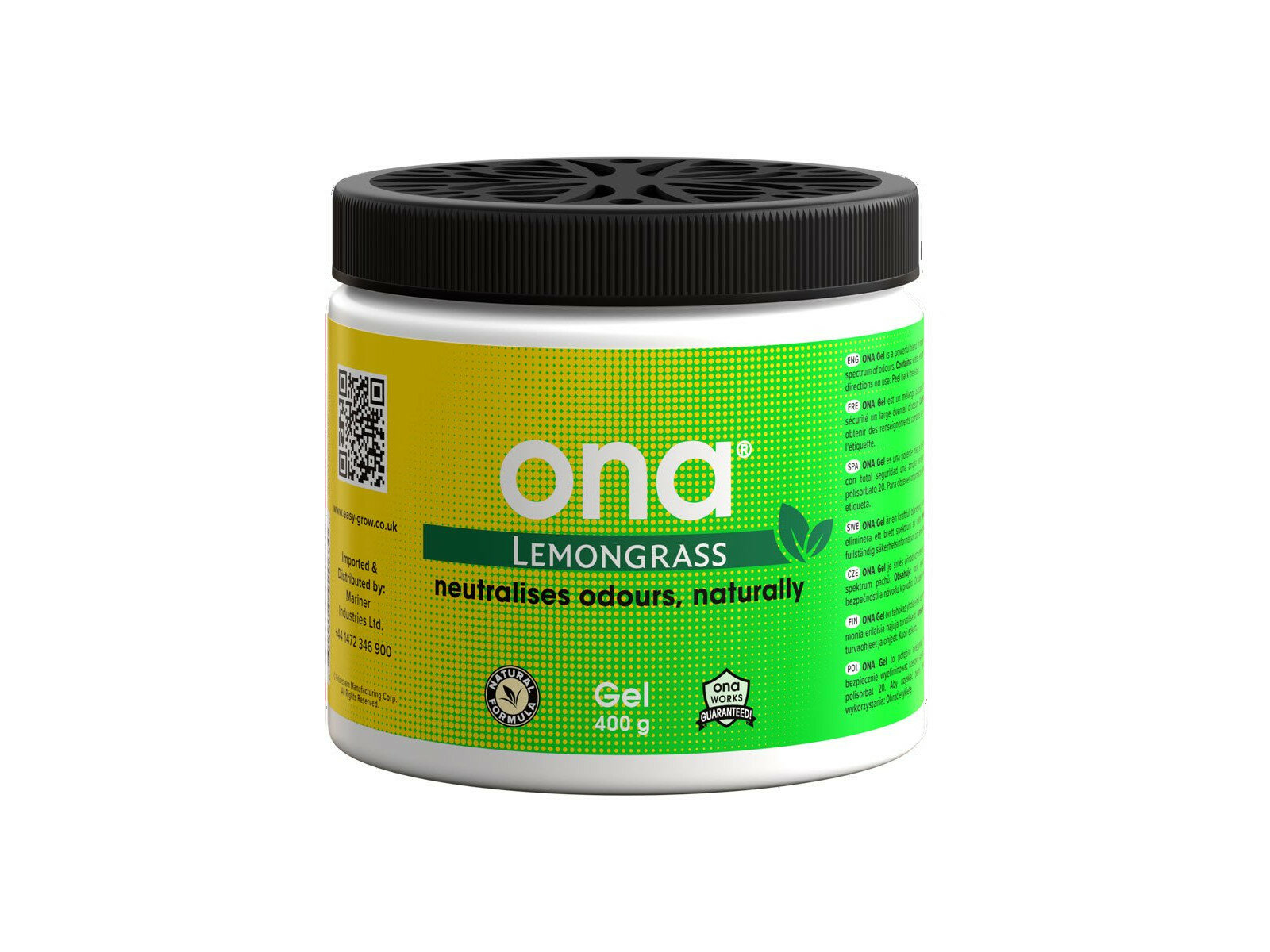 Нейтрализатор запаха / Освежитель воздуха Ona Lemongrass гель 400g