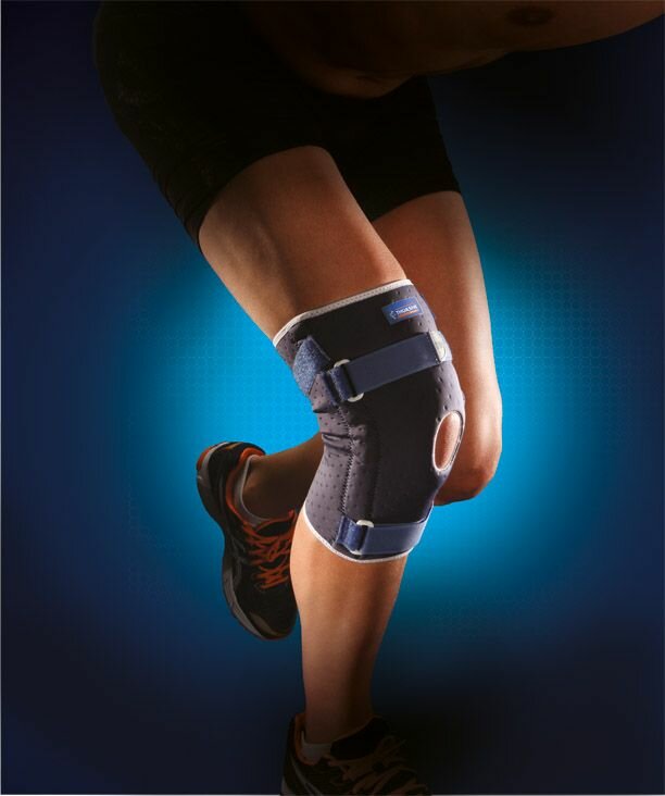 Усиленный коленный ортез стабилизирующий спортивный, неопрен, THUASNE Sport, 0335