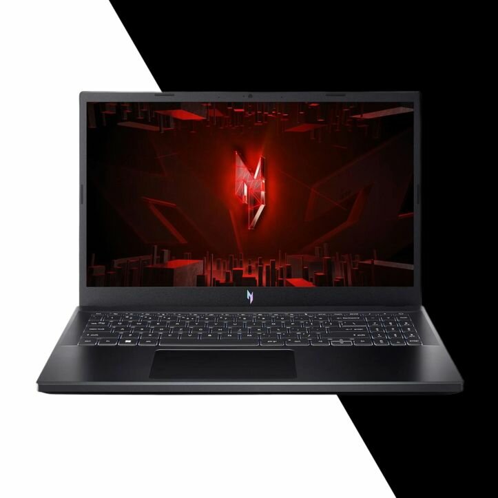 Игровой Acer Nitro V 15 ANV15-51-735K,15.6", Core i7 13620H,16 DDR5,512 SSD, RTX 4050 6ГБ, Без ОС, черный(NH. QNBER.002)