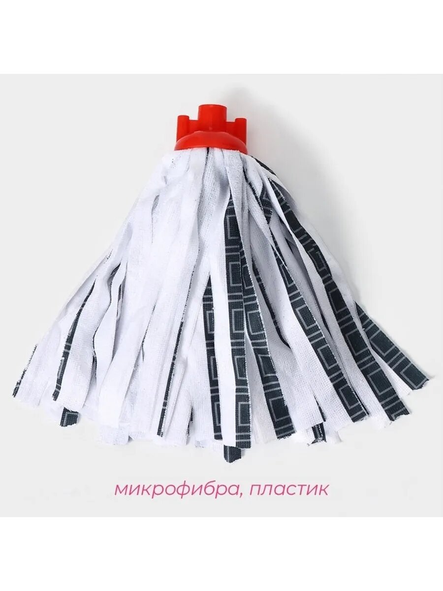 Удобная микрофибровая насадка для швабры