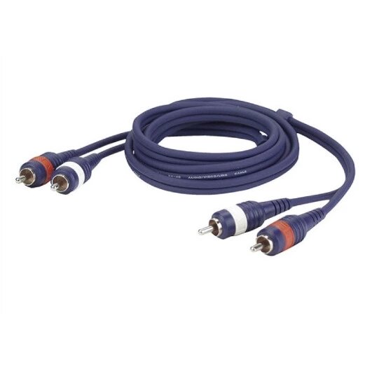Кабель аудио 2xRCA - 2xRCA DAP Audio 2 RCA Male/2 RCA Male 1.5m