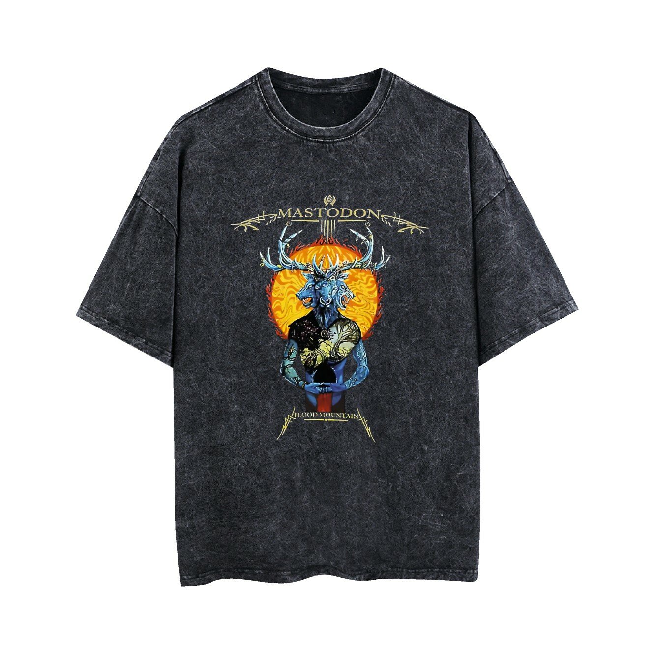Группа - Mastodon Ретро футболка Mastodon Band Mastodon New Mastodon Logo Mastodon Top