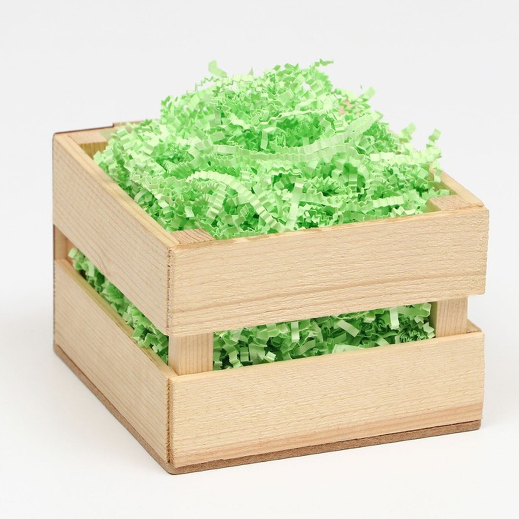 Наполнитель бумажный Сима-ленд, для упаковки подарков, 1000г, салатовый