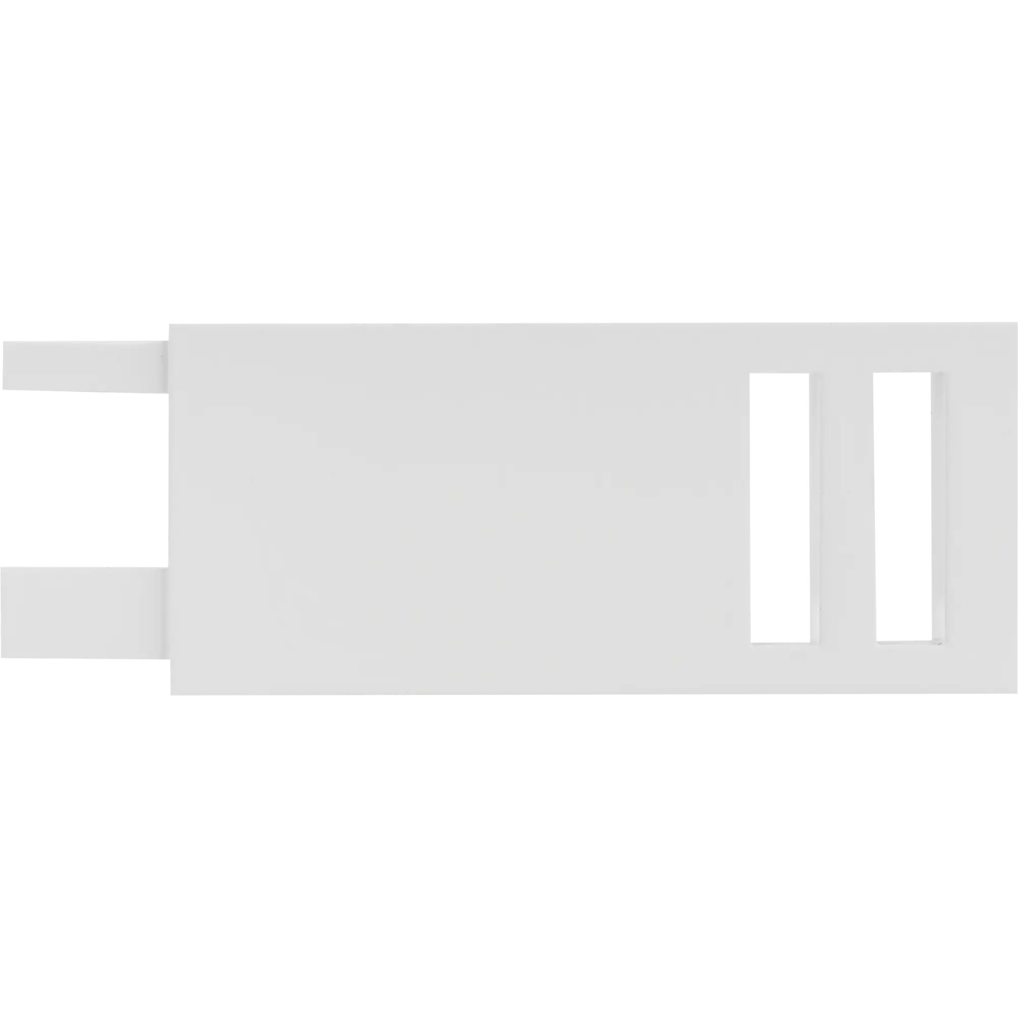 Квадро Inspire Наконечник металл белый 4 см набор 2 шт для деталей оборудования