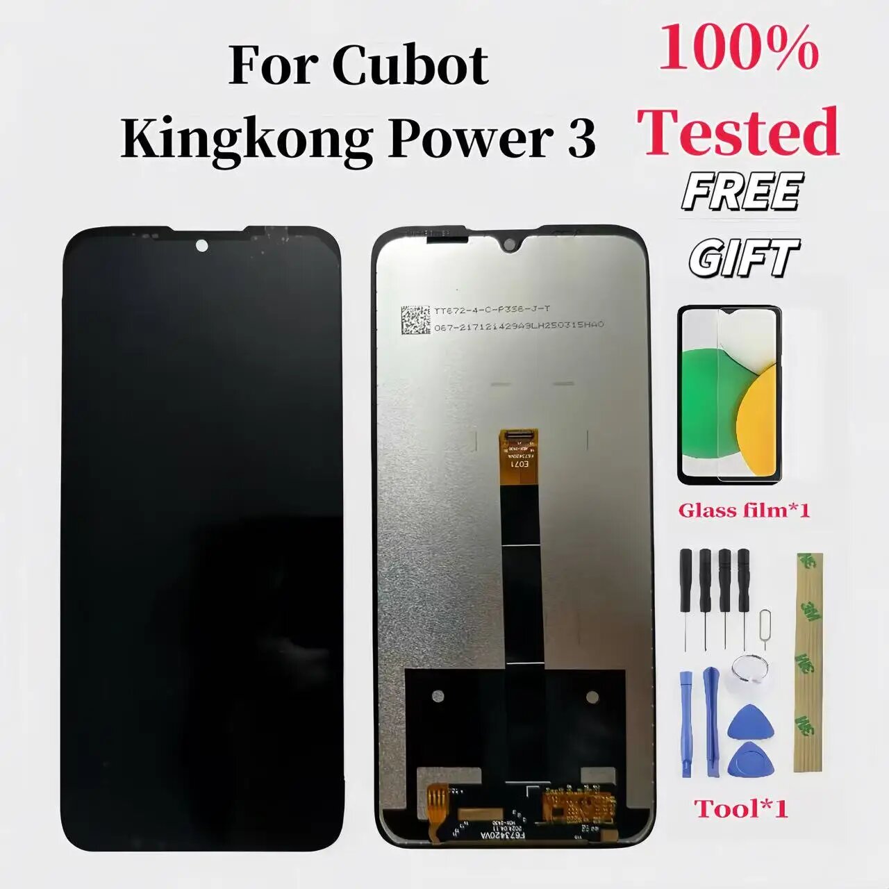 For Cubot KINGKONG POWER 3 LCD Display Screen KingKong Power3 Touch Screen Glass Replacement For Cubot KING KONG POWER 3 LCD