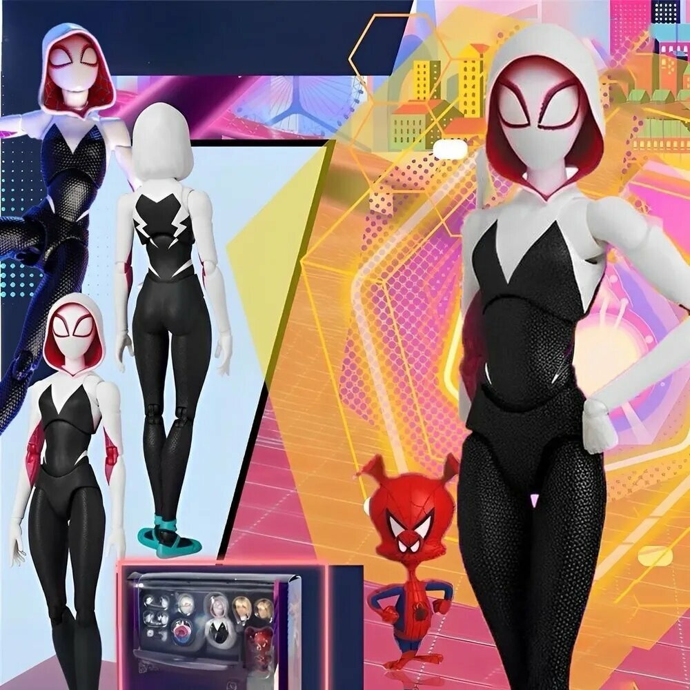 Фигурка Человек-паук: Через вселенные Гвен Стейси/ Spider-Man: Into the Spider-Verse Gwen Stacy (13см)