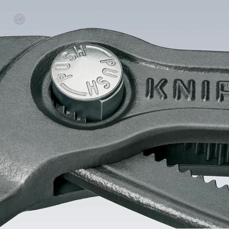 Клещи KNIPEX 87 01 250 Cobra, быстрорегулируемые клещи с закалёнными зубьями, самоблокирующиеся на трубах и гайках, надёжный ручной инструмент для дома и мастерской