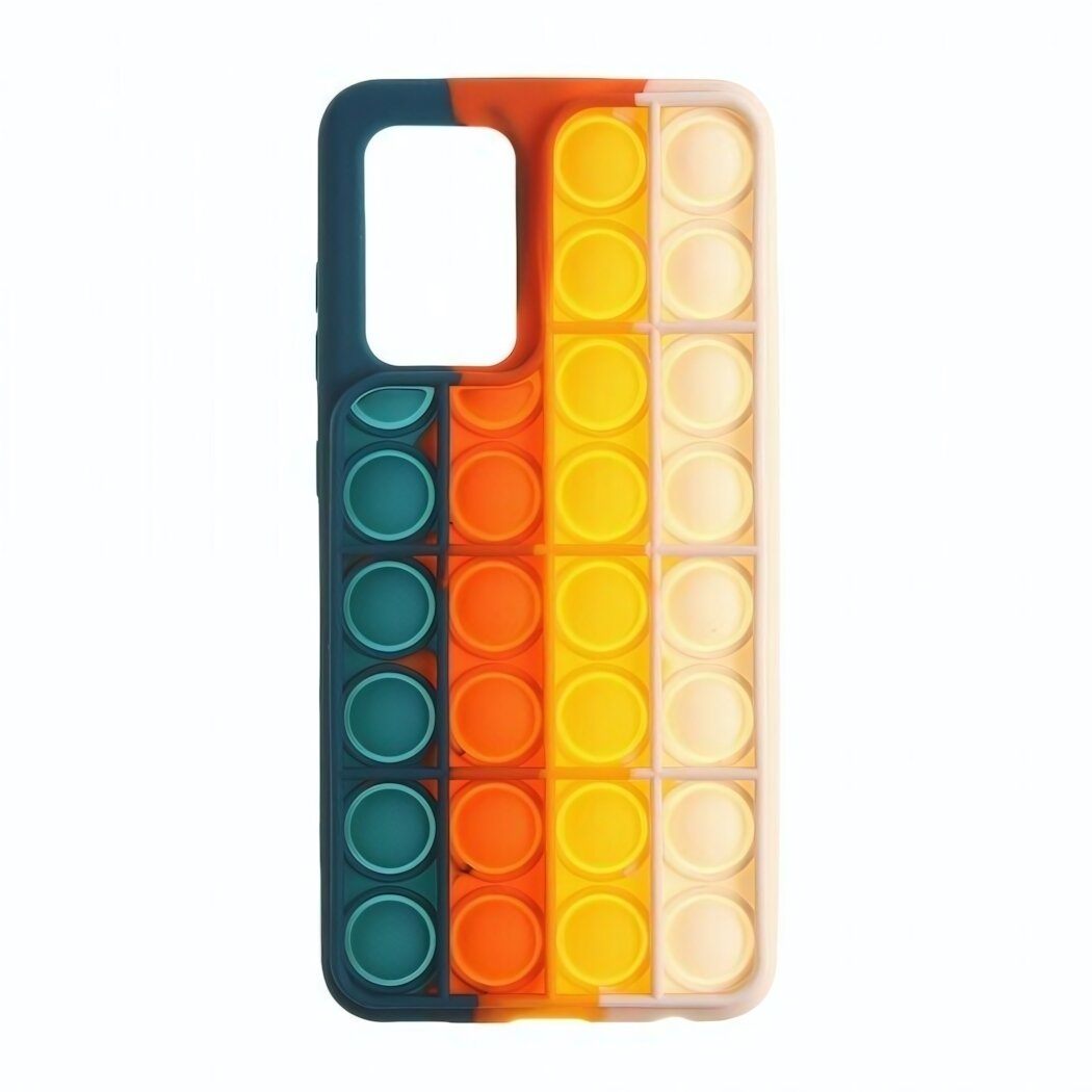 Чехол-антистресс Pop it для Samsung Galaxy A52 5G, силиконовый, яркий дизайн