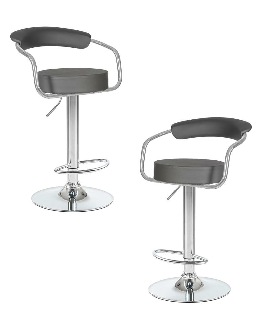 Стул барный DOBRIN Набор 2 шт Стул барный DOBRIN MARTA, серый арт. LM-5013-N_CH-M_EL-188-55