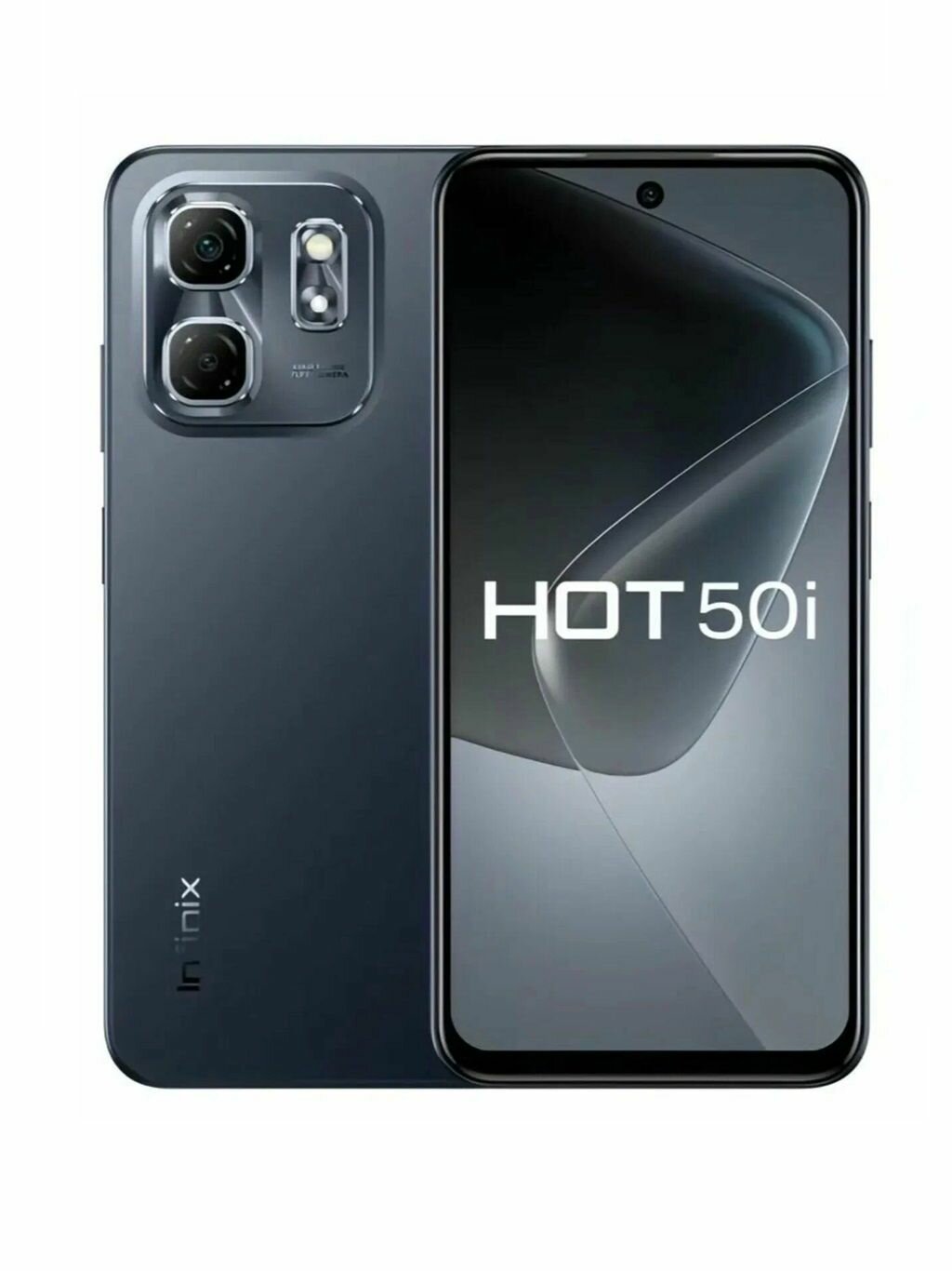 Смартфон Infinix Hot 50i, 4ГБ/128ГБ, AMOLED дисплей, камера 48Мп, Android 14