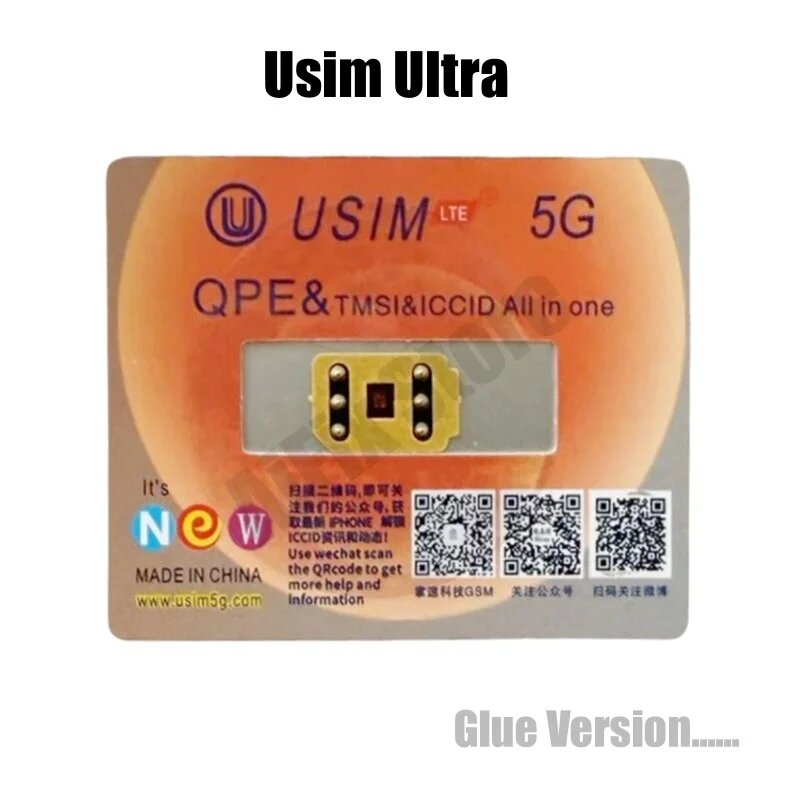 10шт. Цветные Usim Ultra для iPhone 12/13/14/15/X/8/7